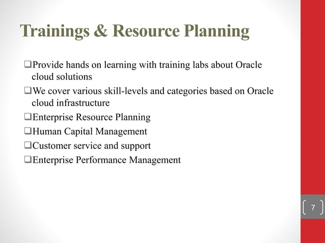 Oracle Cloud Infrastructure Ppt