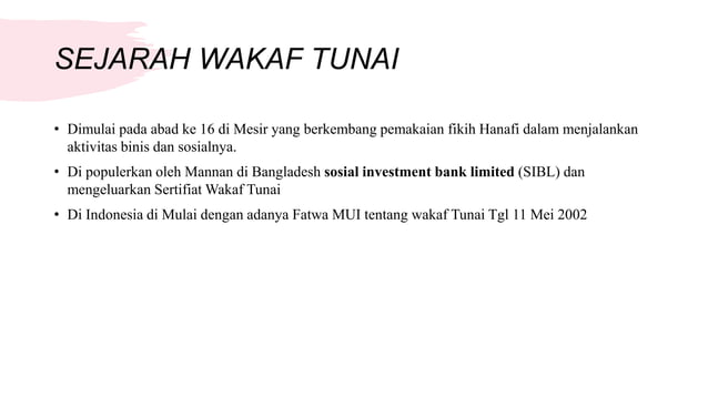WAKAF TUNAI [Autosaved].pptx pengertian wakaf | PPTX