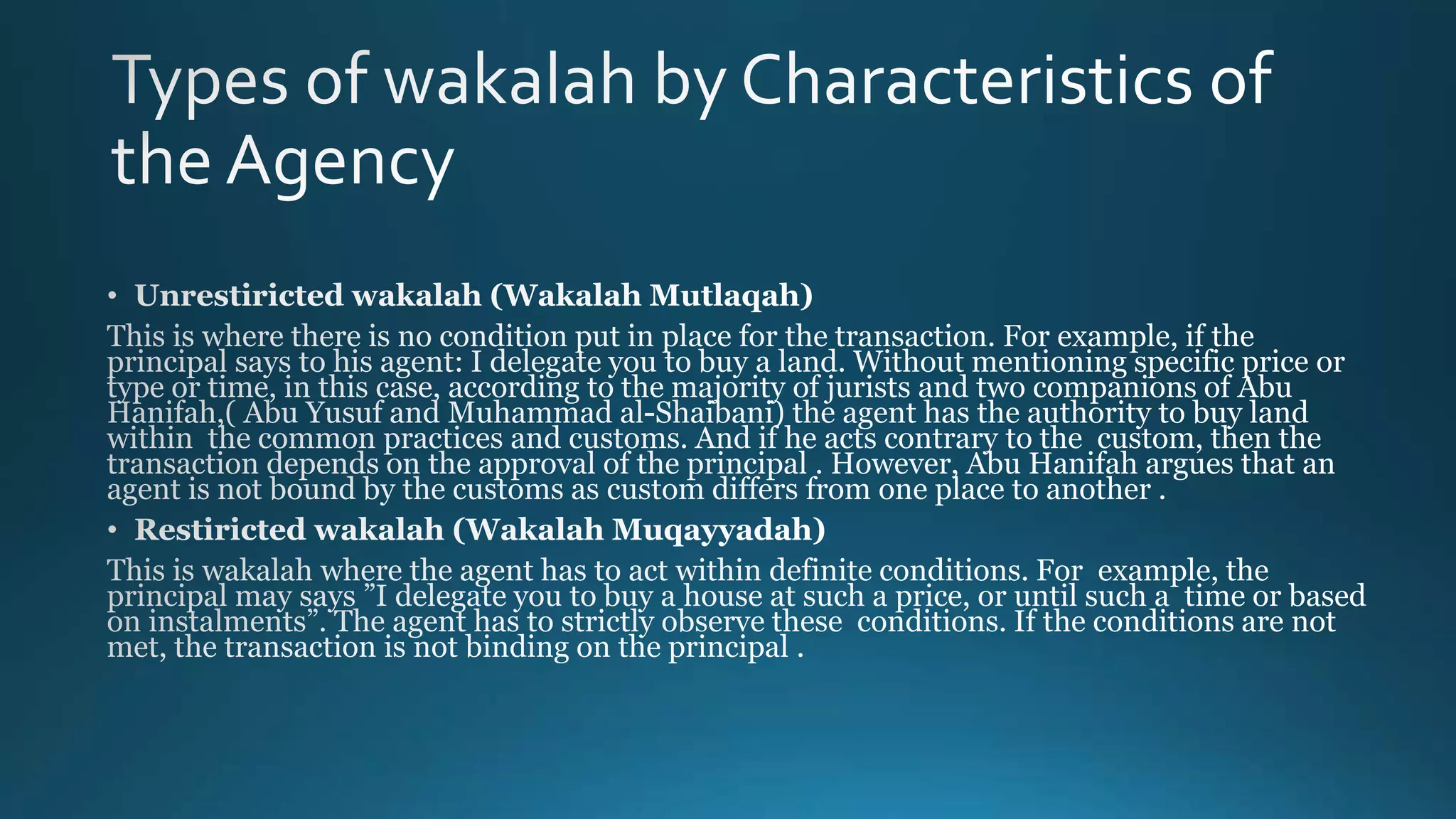 Wakalah | PPTX