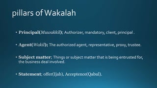 Wakalah | PPTX