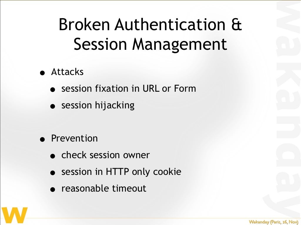 Broken Authentication & Session Management