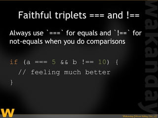 Wakanday JS201 Best Practices | PPT