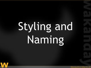 Wakanday JS201 Best Practices | PPT