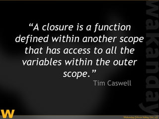 Wakanday JS201 Best Practices | PPT