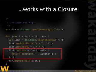 Wakanday JS201 Best Practices | PPT