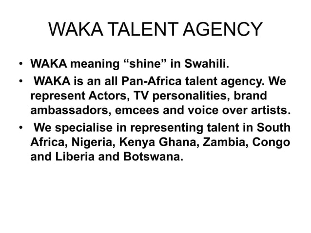 Waka presentation | PPT