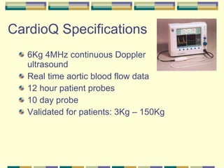 Oesophageal Doppler Stroke Volume Optimisation | PPT