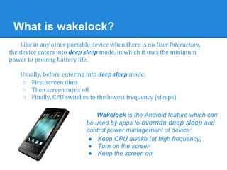 Guide for Wakelock Detector | PPT