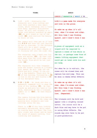 Wake me up script | DOCX