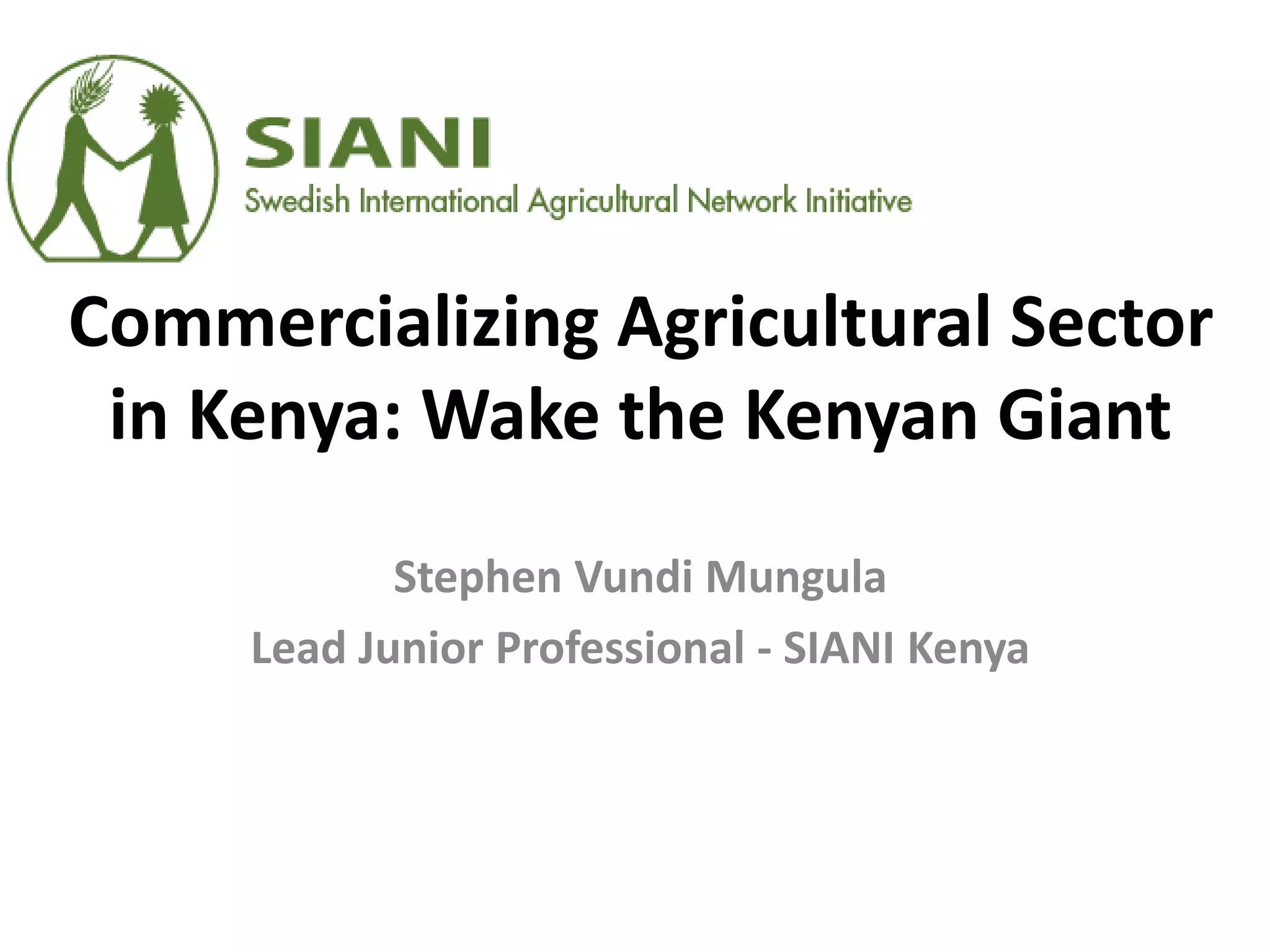 Wake the Kenyan Giant | PPTX