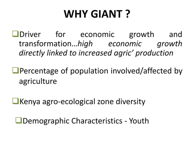 Wake the Kenyan Giant | PPT
