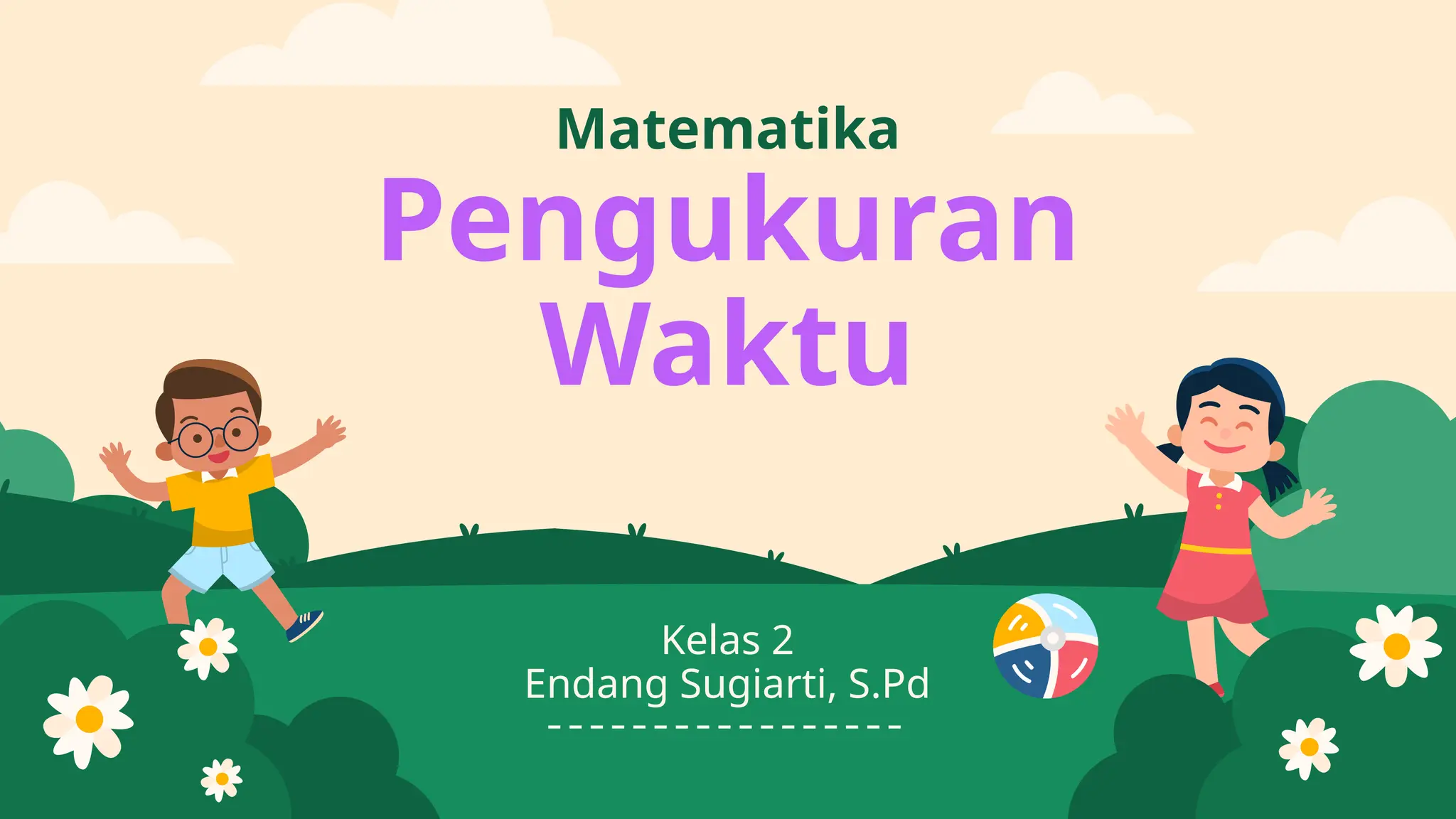 WAKTU DAN DURASI kelas 2 SD sekolah dasar | PPTX