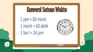WAKTU DAN DURASI kelas 2 SD sekolah dasar | PPTX