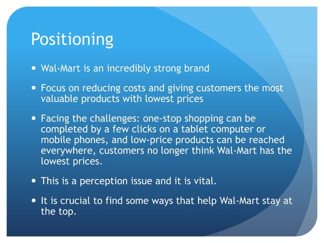Final Presentation: Digital Strategy for Wal-mart | PPTX | Retail Industry | Industries