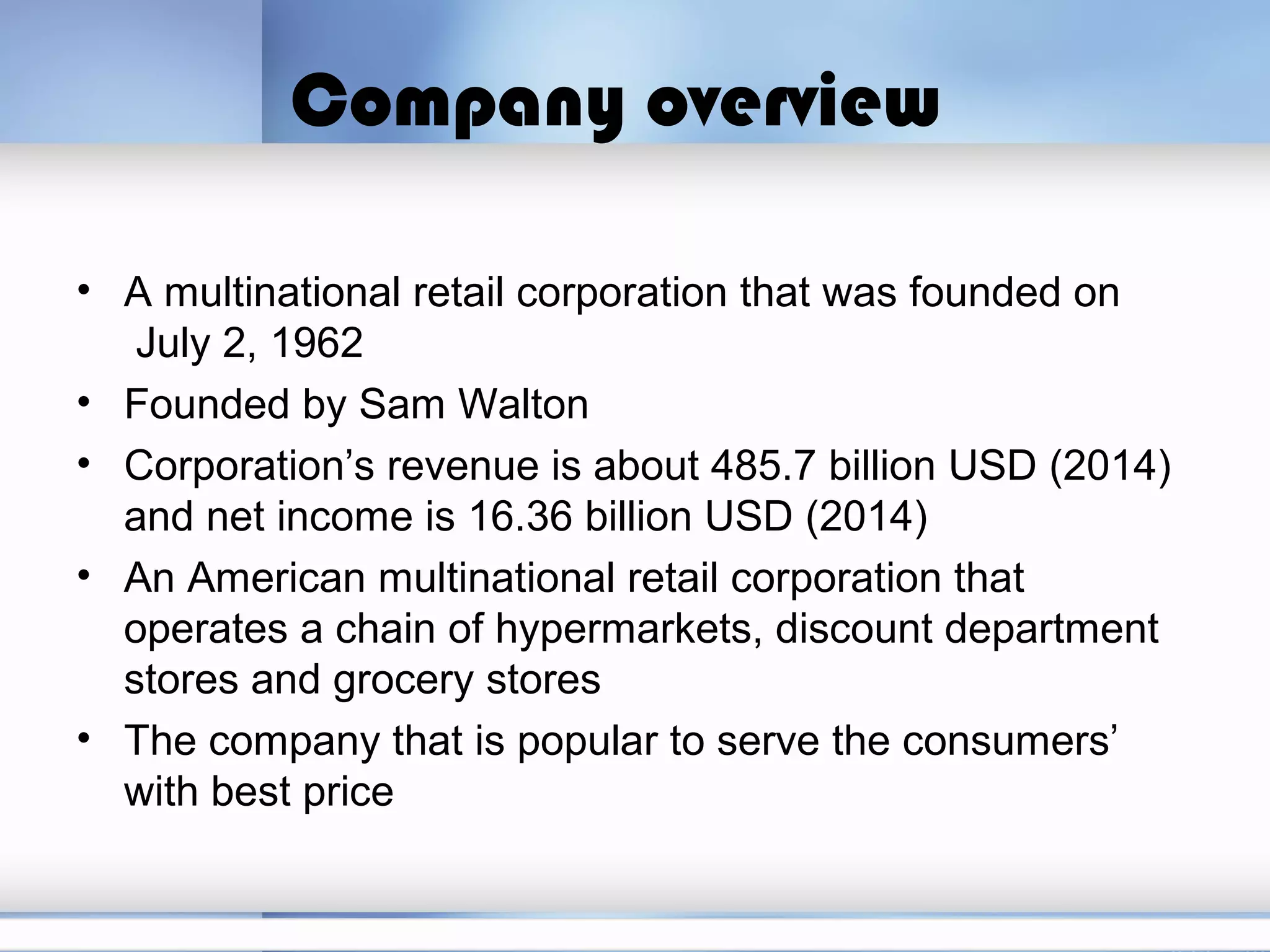 Wal mart | PPT