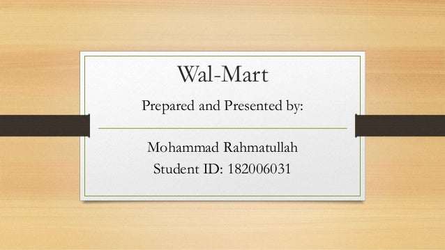 Wal-Mart.pptx | Free Download