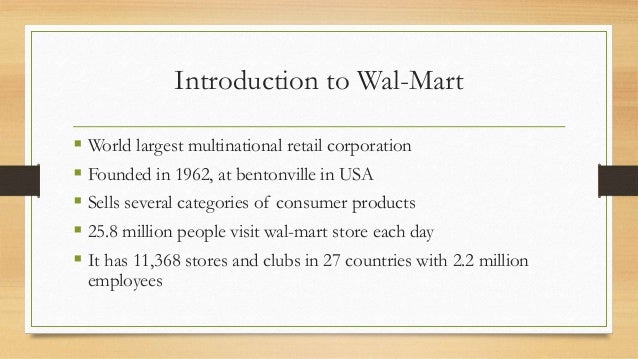 Wal-Mart.pptx | Free Download