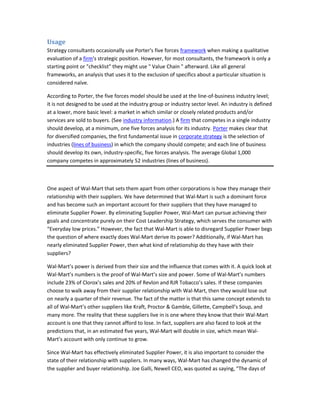 Wal mart assignment-strategic management-ahmed m. adel | DOCX