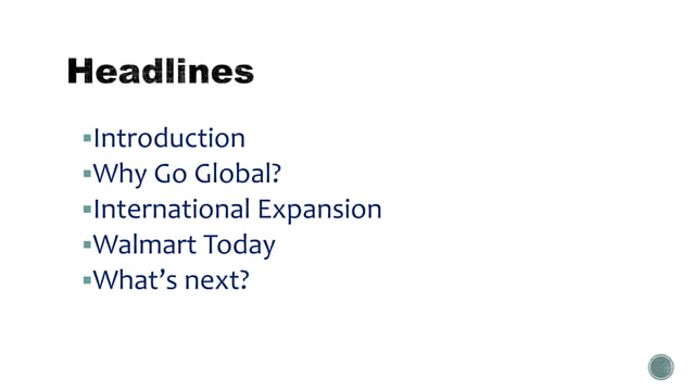 Walmart Case Presentation | PPTX