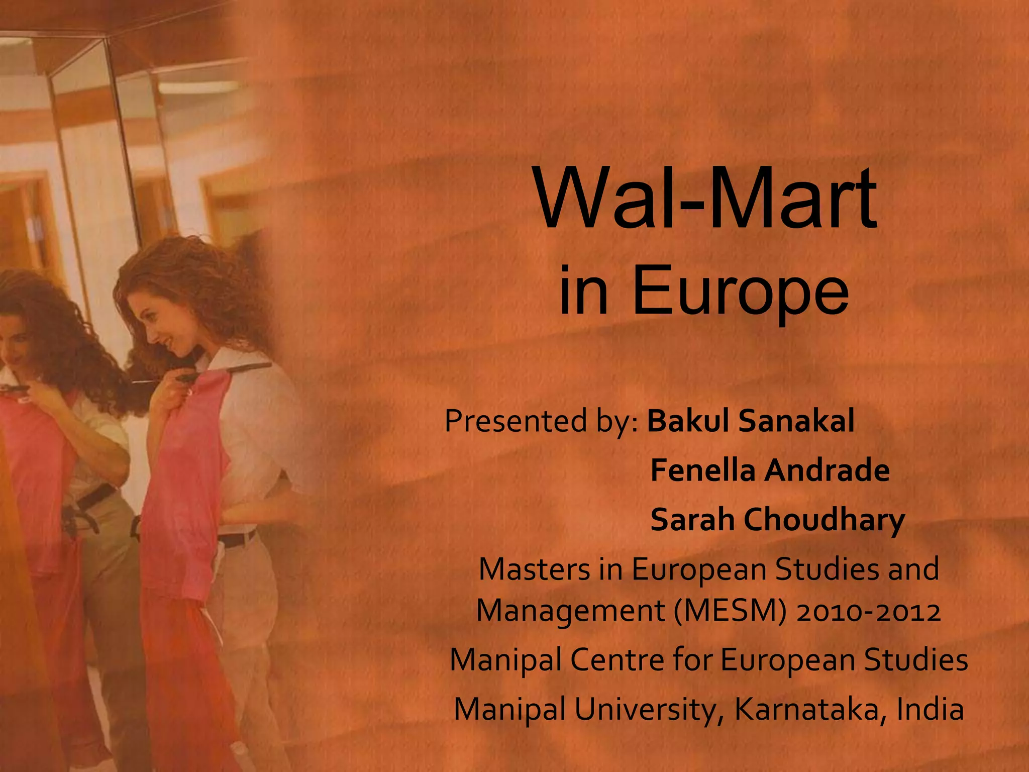 Walmart in europe | PPT