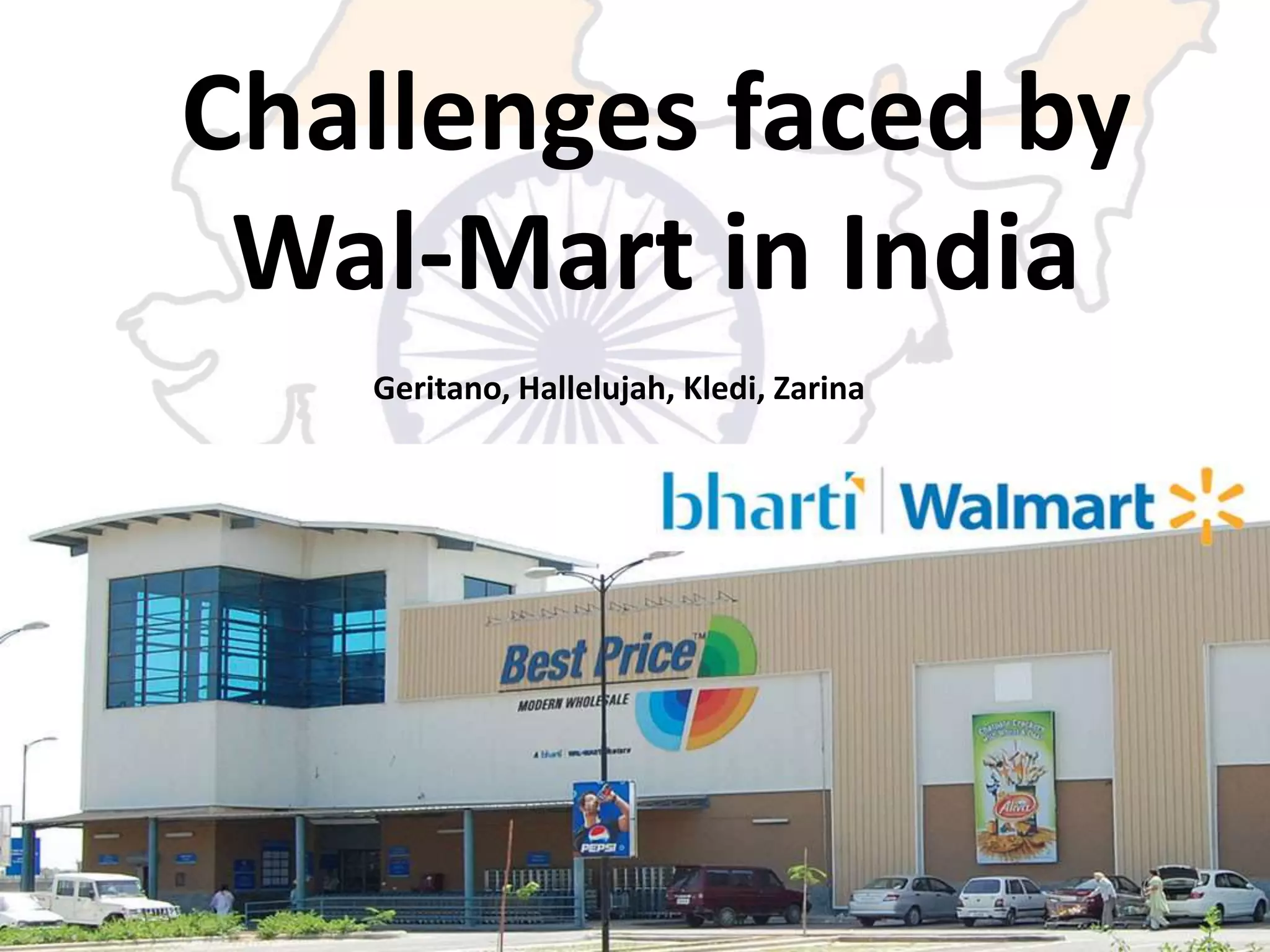 Wal mart in india group work ppt | PPTX