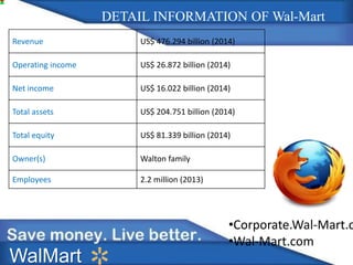 Wal mart (ppt) | PPTX