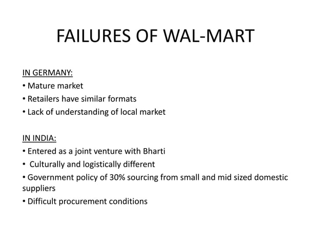 Wal mart ppt | PPT