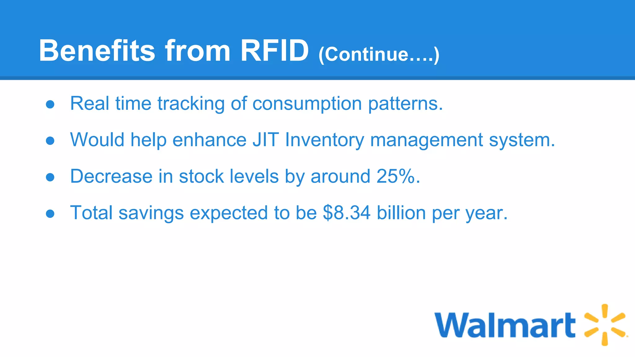 Walmart and RFID | PPTX