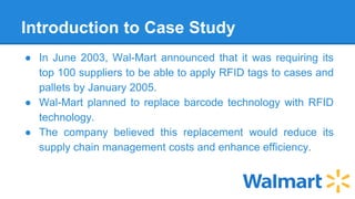 Walmart and RFID | PPTX