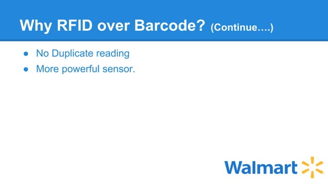 Walmart and RFID | PPTX
