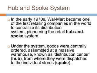 Wal mart’s supply chain presantation | PPT