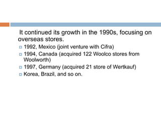 Wal mart’s supply chain presantation | PPT