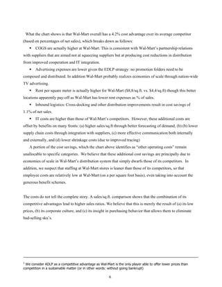 Wal Mart Strategy Analysis | PDF