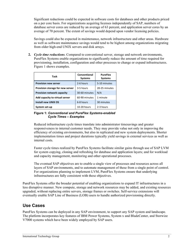 Value Proposition for IBM PureFlex System | PDF