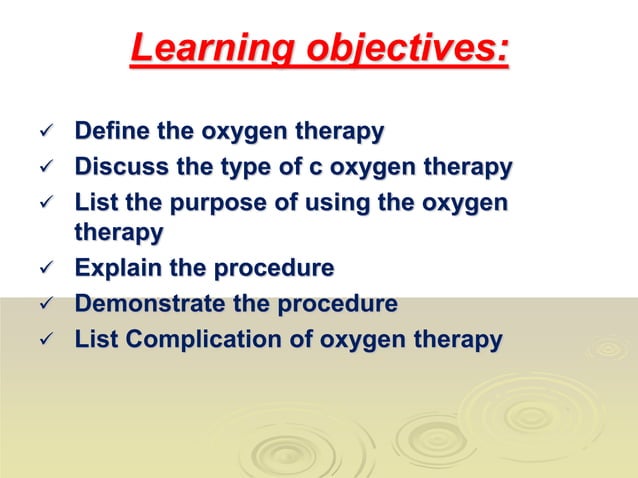 oxygen therapy.ppt dr. walaa Elleithy | PPT