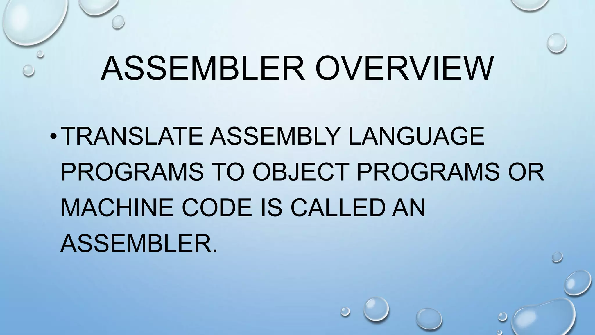 Single Pass Assembler | PPTX