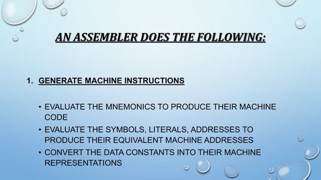 Single Pass Assembler Pptx Programming Languages Computing