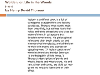 Walden | PPTX