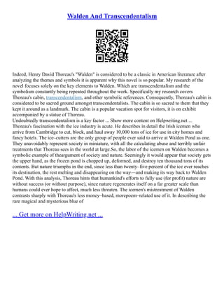Transcendentalism Symbols