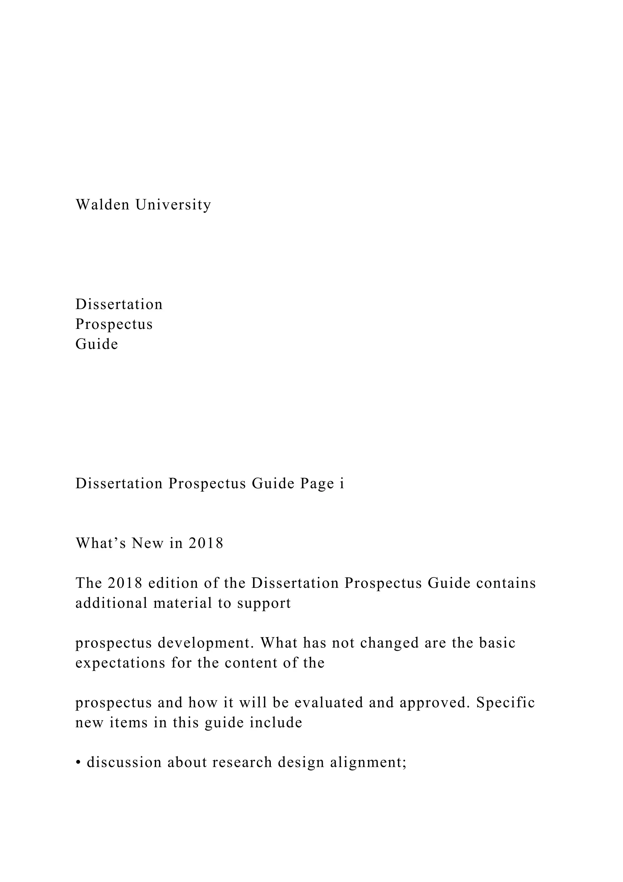 Walden University Dissertation Prospectus .docx