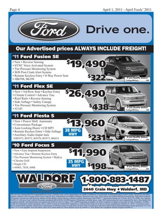 Waldorf Ford advertising catalog | PDF