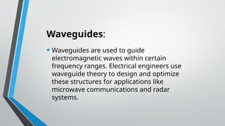 Applications of Mechanics and wave motion in Electrical Engineering.pptx