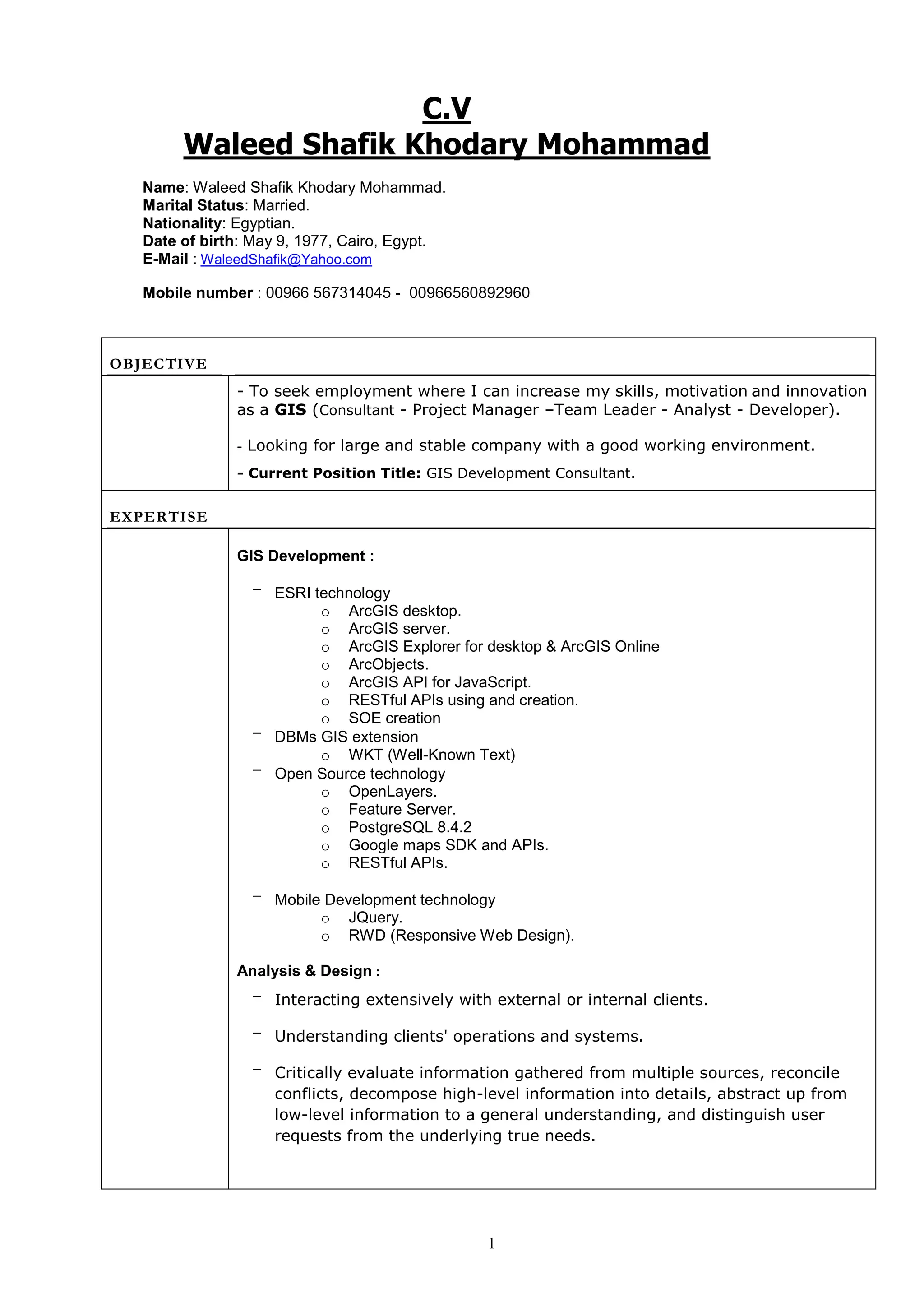 Waleed cv gis[17] | PDF