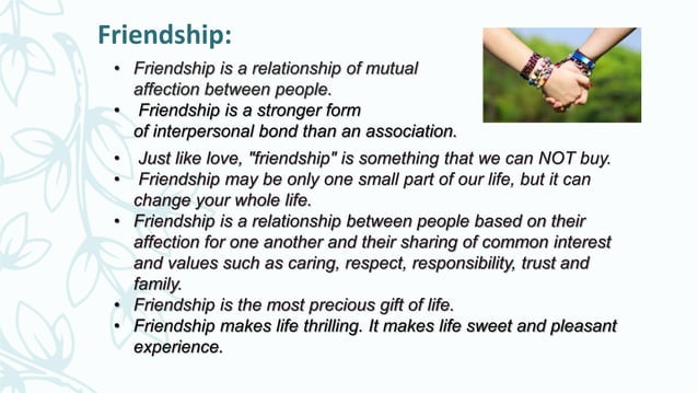 Friendship | PPTX