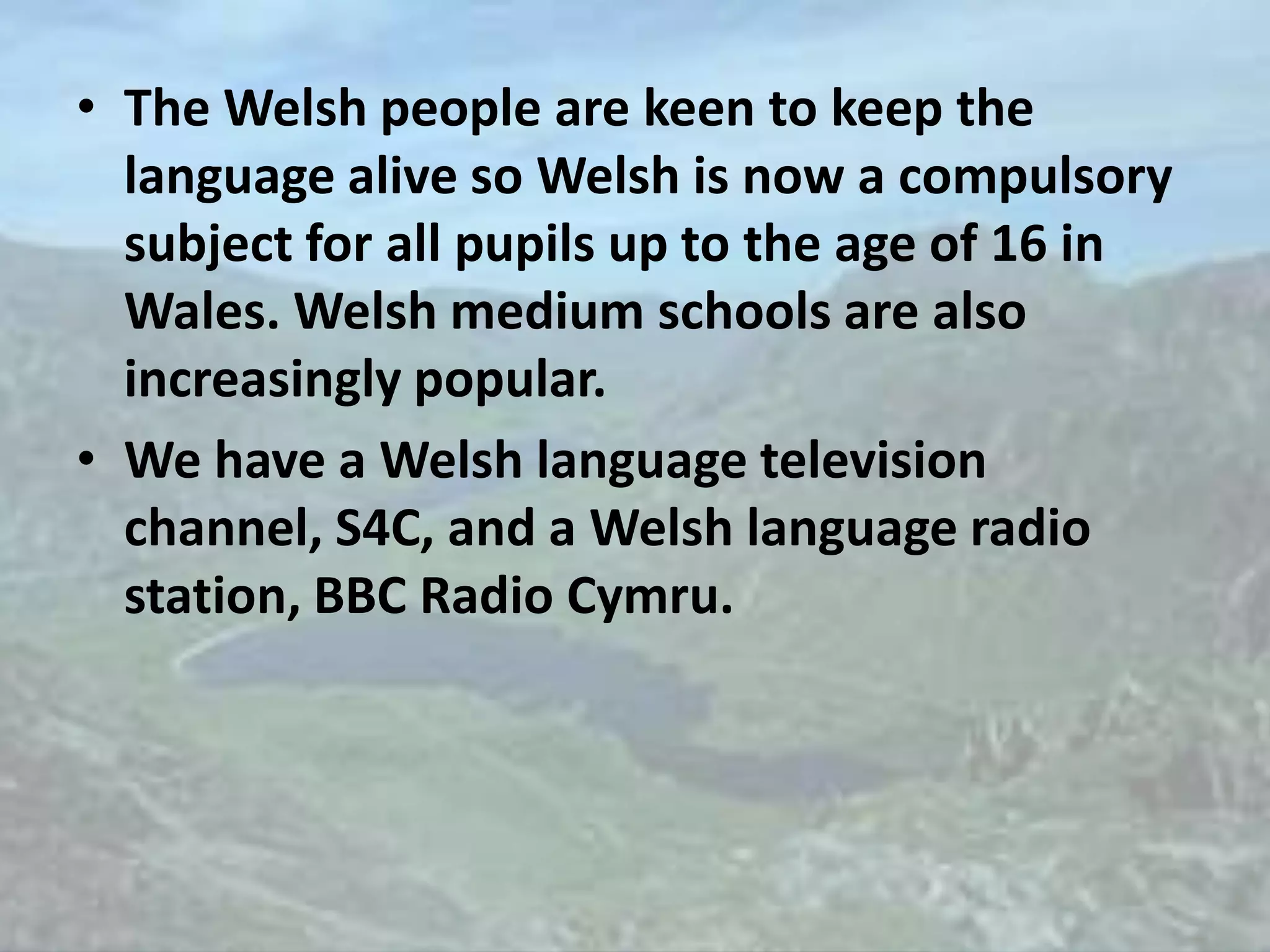 Wales (student presentation) | PPTX