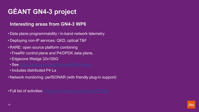 Janet Network update and futures - by James Blessing | PPT