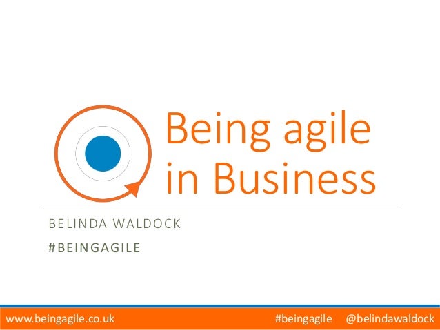 Being Agile In Business