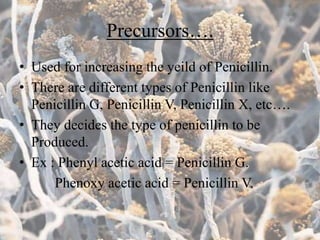 Penicillin Fermentation Process (Industrial production of Penicillin ...