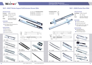 Supply Table slides and Drawer slides | PDF