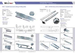 Supply Table slides and Drawer slides | PDF